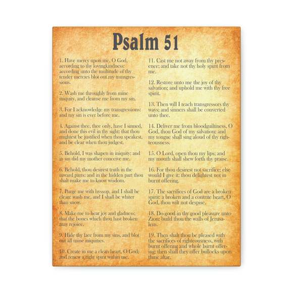 Express Your Love Gifts | Art | Scripture Sign Psalm 5 Chapter Gold Bible Canvas Christian Wall ...